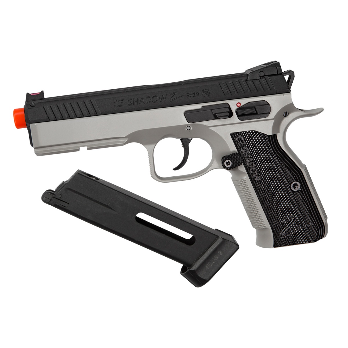 ASG CZ Shadow 2 Gas Blowback CO2 Airsoft Pistol (Color: Black / Urban ...