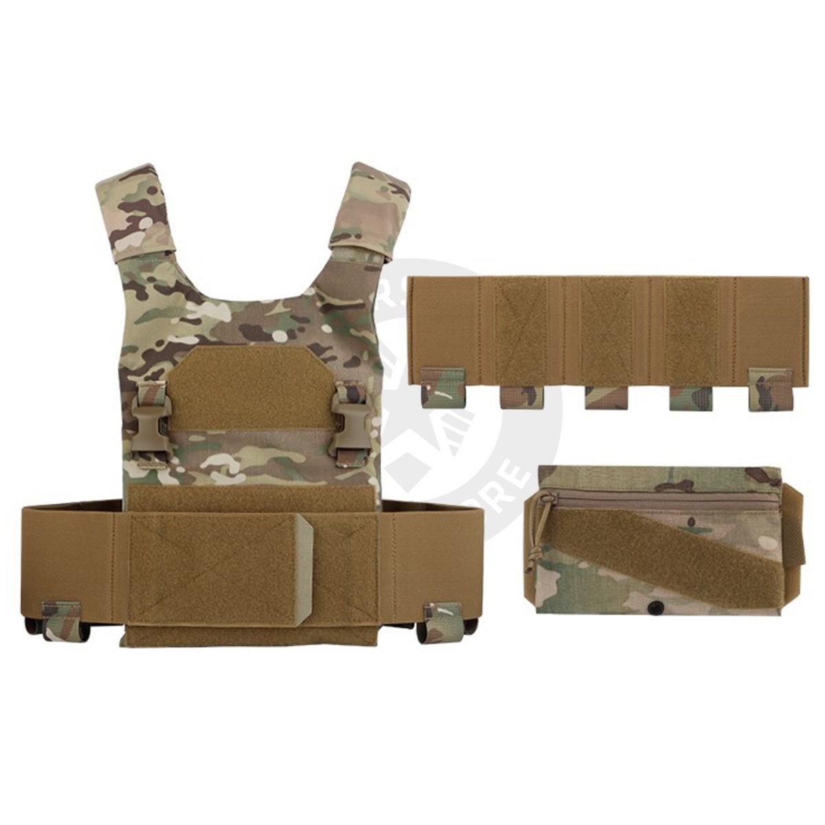 Lightweight Tactical Plate Carrier Set | Airsoft Megastore