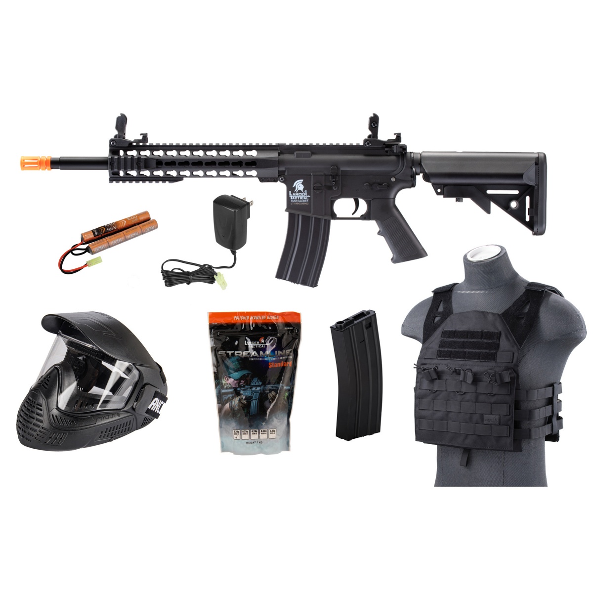 Lancer Tactical LT-19B Airsoft Beginner Package #1 | Airsoft Megastore