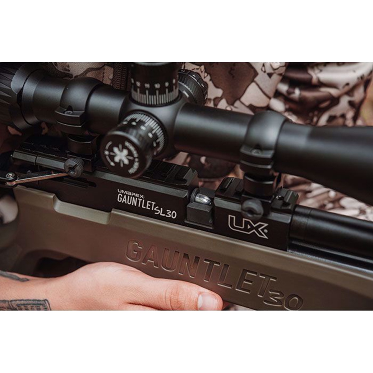 Umarex Gauntlet SL30 .30 Caliber Side Lever Pre-Charged Pneumatic Air ...