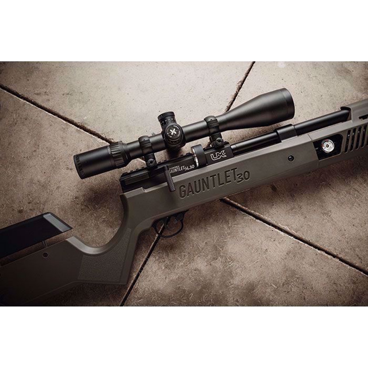 Umarex Gauntlet SL30 .30 Caliber Side Lever Pre-Charged Pneumatic Air ...
