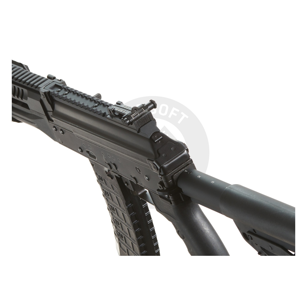 LCT AK LCK-12 Stamped Steel Airsoft AEG w/ Side-Folding Stock Tube & GATE ASTER V2 SE Expert ...
