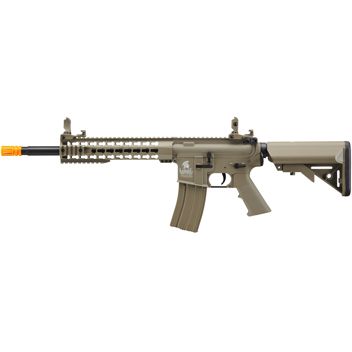 Lancer Tactical Gen 2 10" Keymod M4 Carbine Airsoft AEG (Color: Tan ...