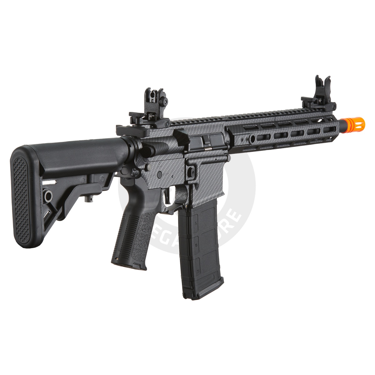 Lancer Tactical Gen 3 Hellion M-LOK 10" Airsoft M4 AEG (Black/Carbon ...