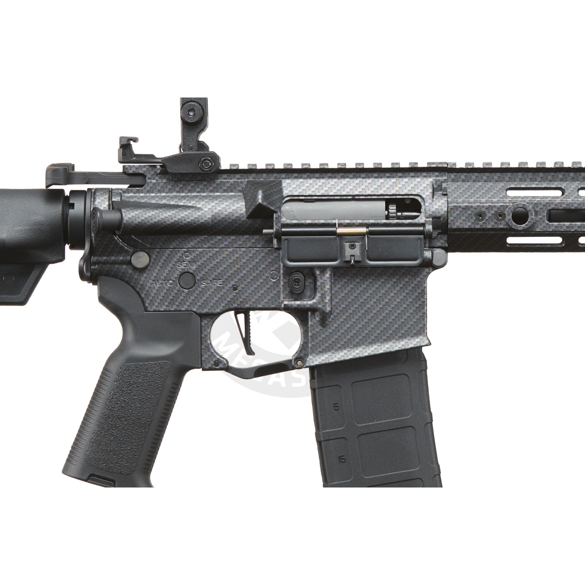 Lancer Tactical Gen 3 Hellion M-LOK 13" Airsoft M4 AEG (Black/Carbon ...