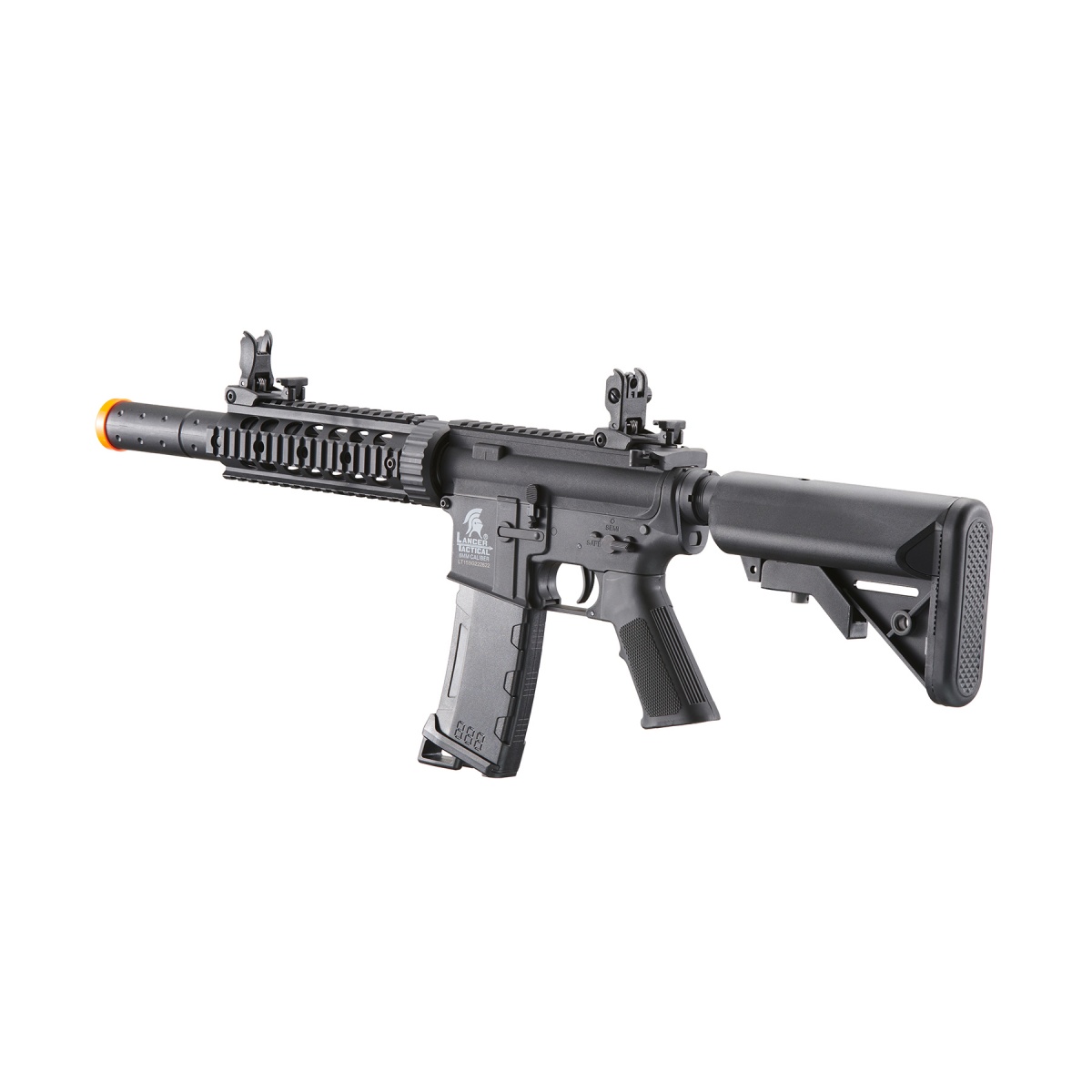 Lancer Tactical Gen 2 M4 SD Carbine Airsoft AEG Rifle (Color: Black ...