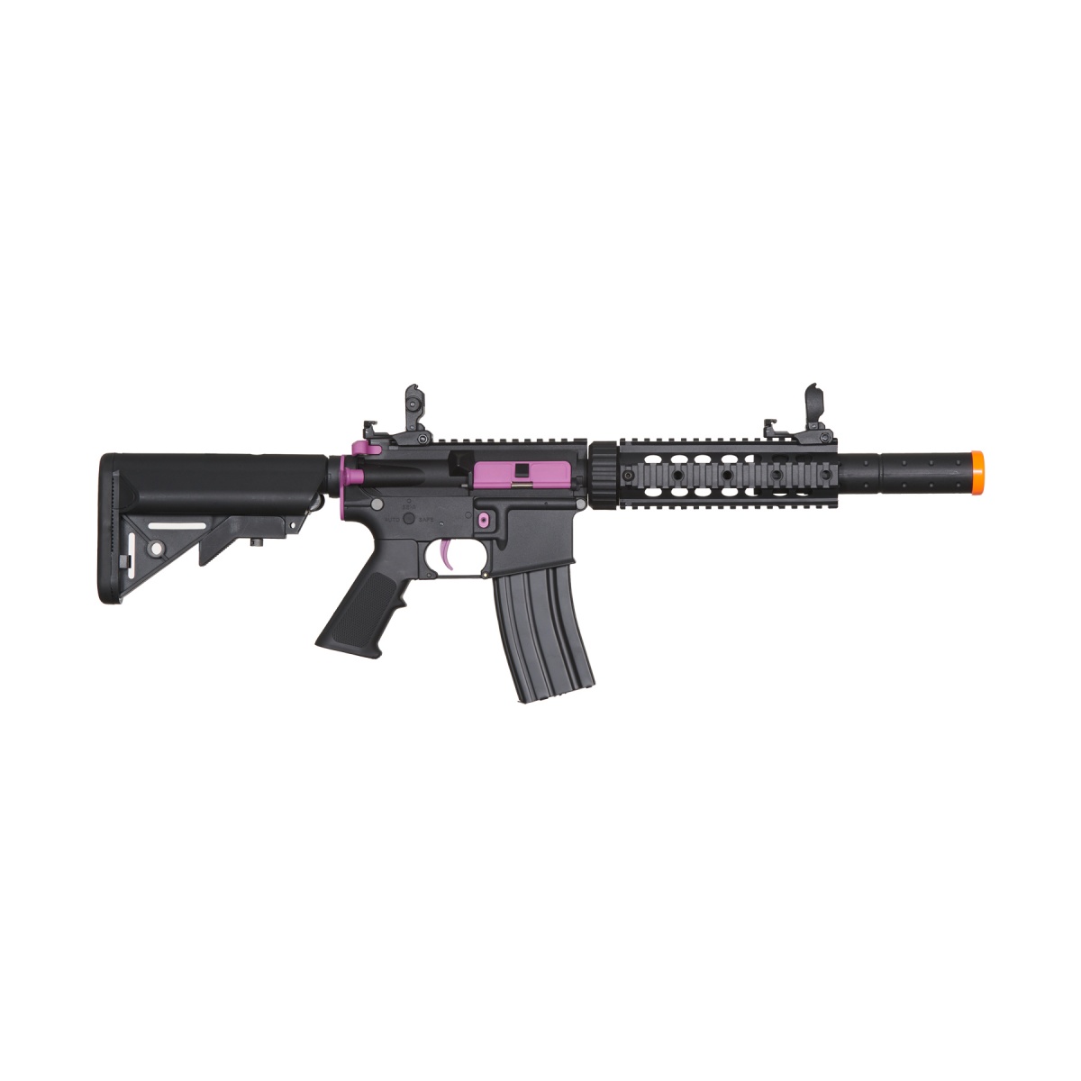 Lancer Tactical Gen 2 M4 SD Carbine Airsoft AEG Rifle with Mock ...
