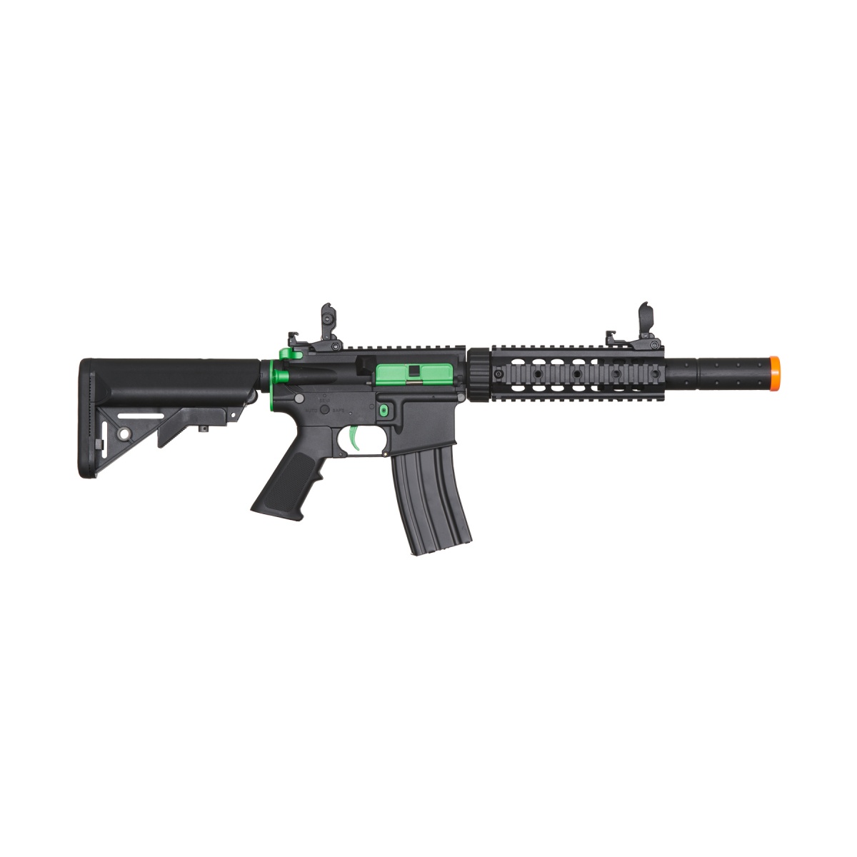 Lancer Tactical Gen 2 M4 SD Carbine Airsoft AEG Rifle with Mock ...