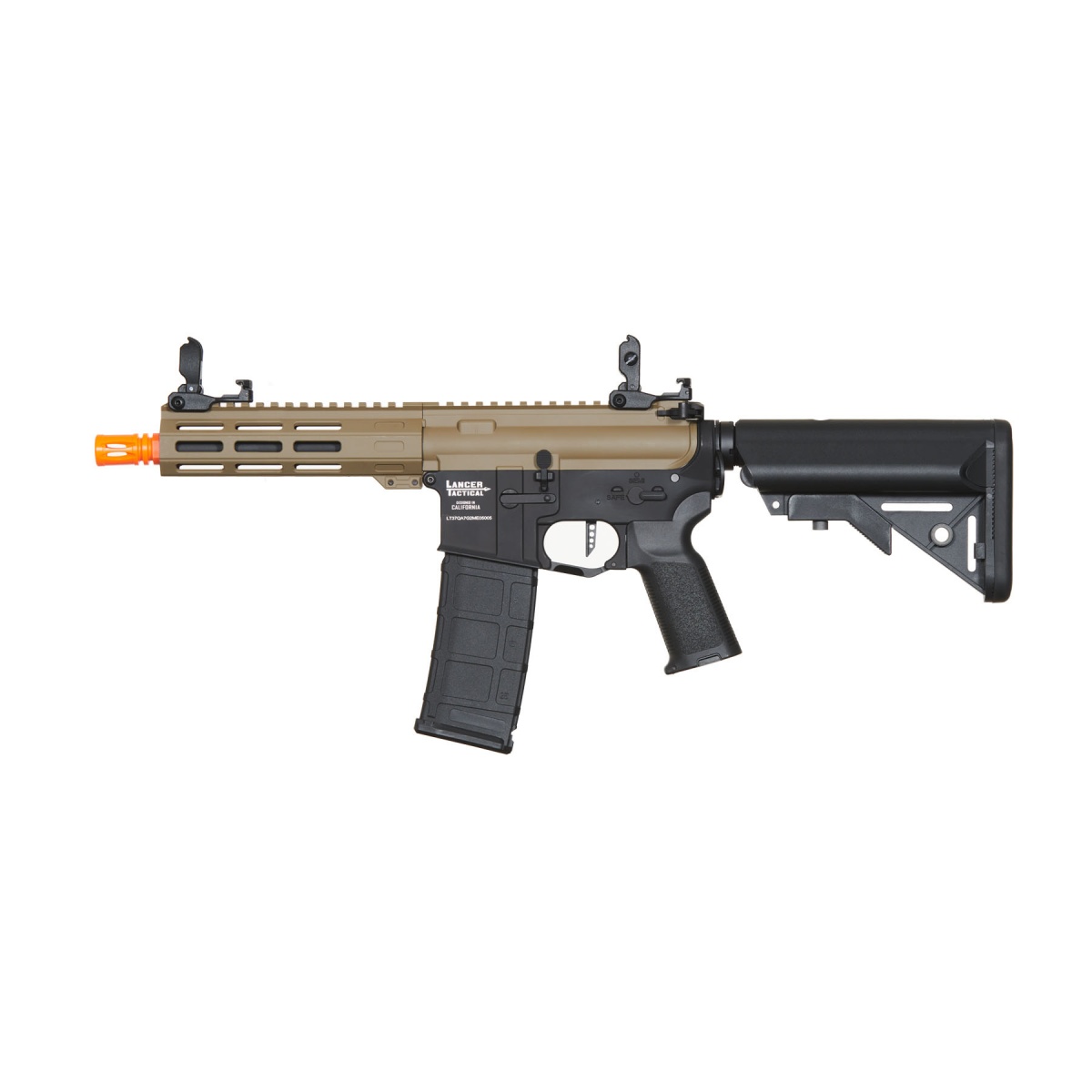 Lancer Tactical Viking 7" M-LOK Proline Series M4 Airsoft Rifle w ...