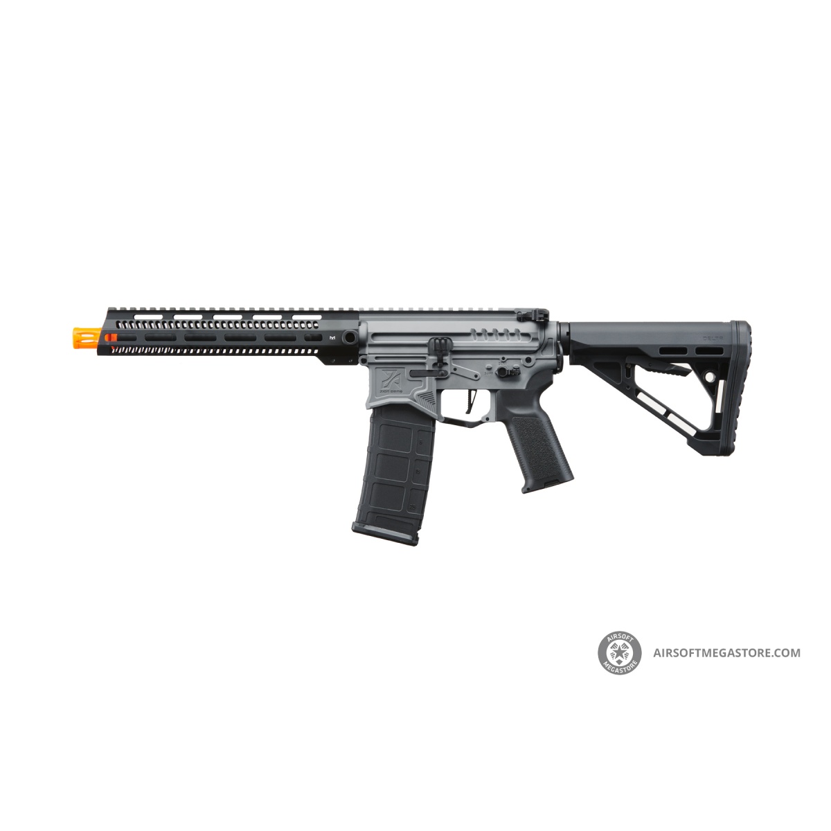 Zion Arms R15 Mod 1 Long Rail Airsoft Rifle with Delta Stock (Color ...