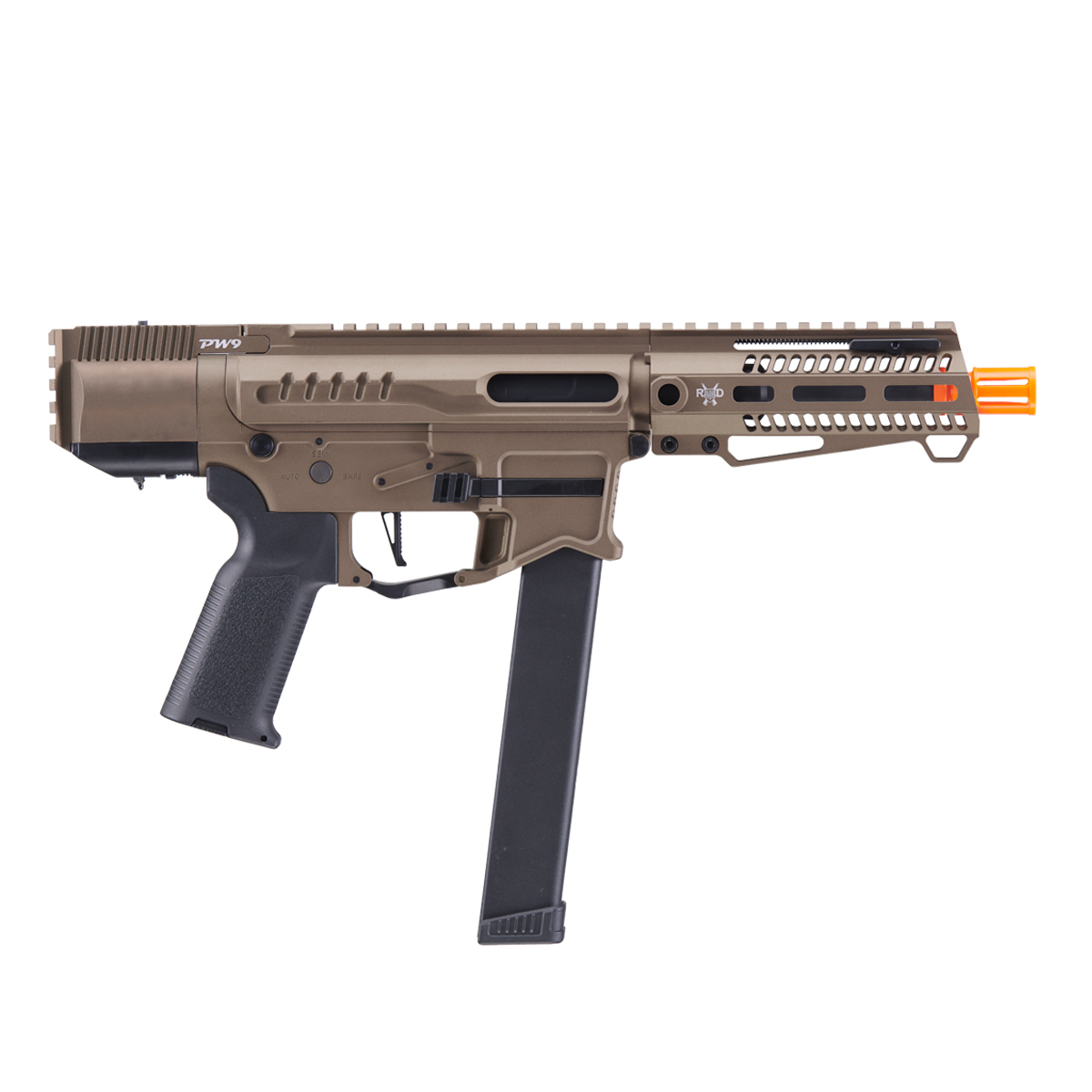 Zion Arms R&D Precision Licensed PW9 Mod 0 Airsoft Rifle (Color: Bronze ...