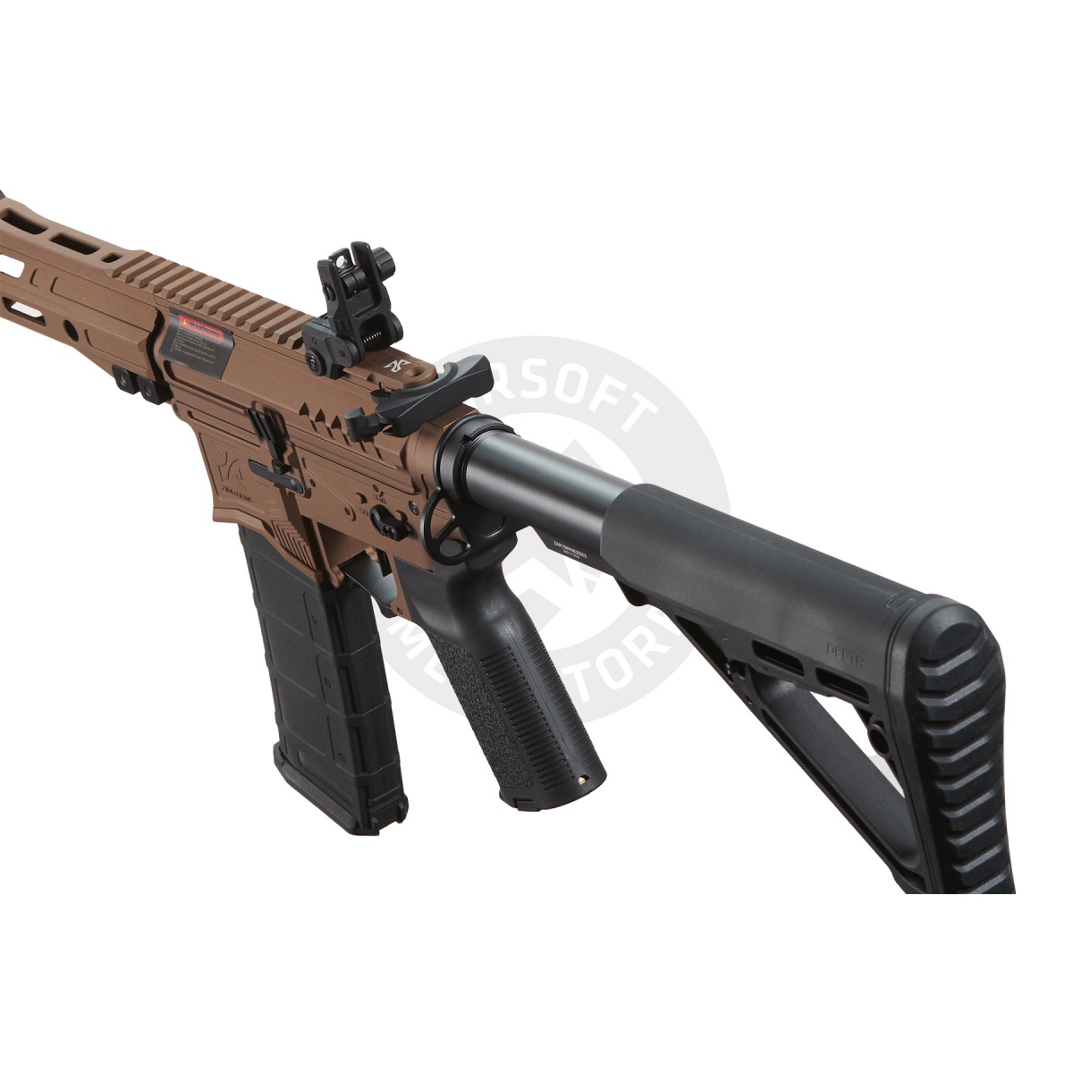 ZION ARMS R15 MK2 8" RAIL w/ NEBULA II ETU - (Bronze) | Airsoft Megastore