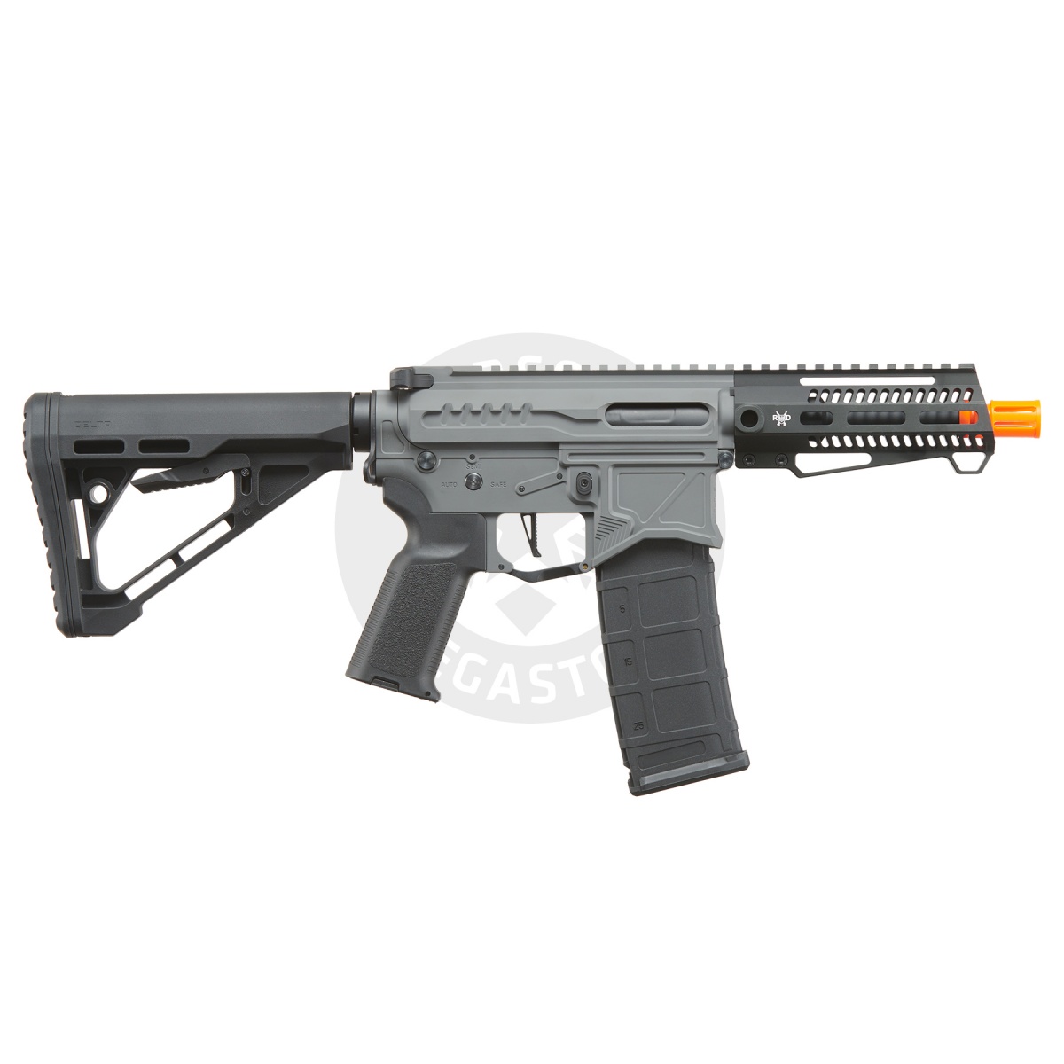 Zion Arms R15 Mod 1 Short Barrel Airsoft Rifle with Delta Stock - (Gray ...