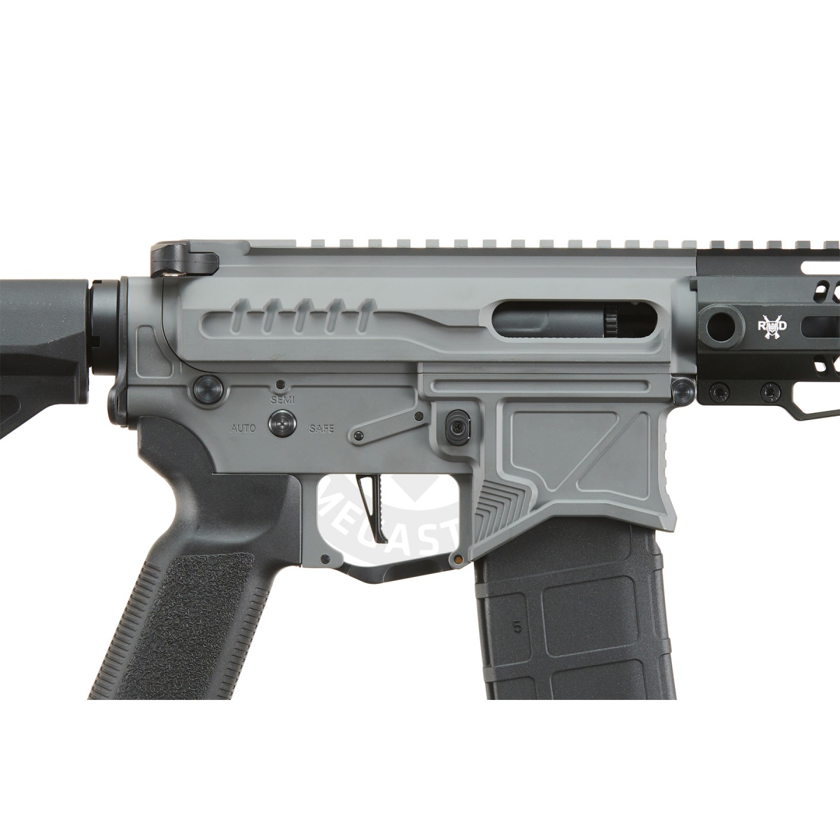 Zion Arms R15 Mod 1 Short Barrel Airsoft Rifle with Delta Stock - (Gray ...