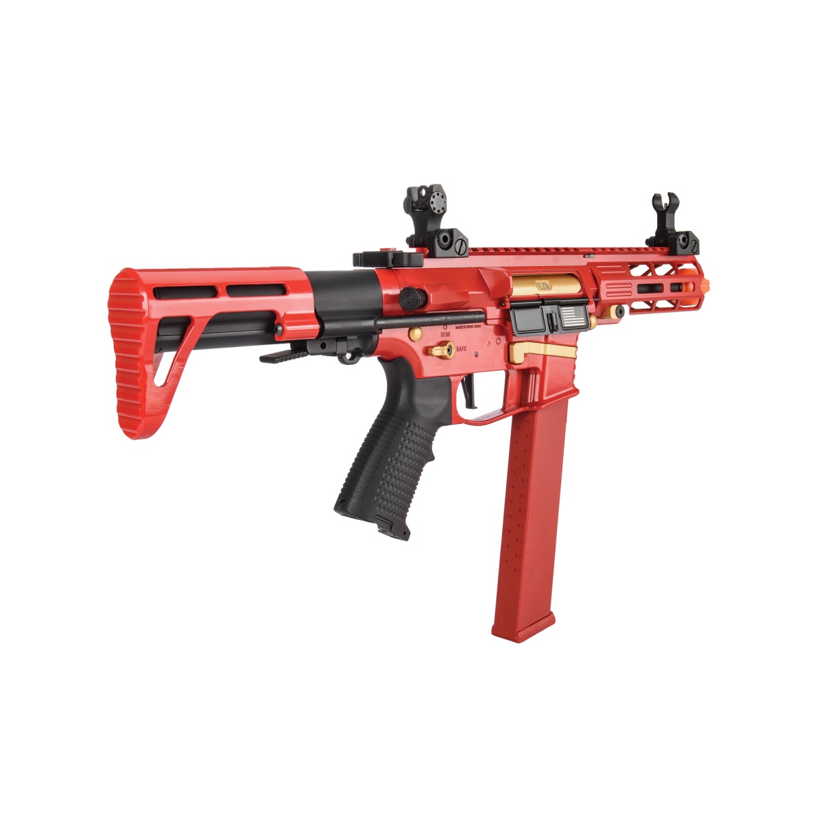 Classic Army Nemesis X9 PDW SMG AEG (Red) | Airsoft Megastore