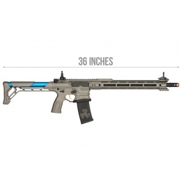 G&G Cobalt Kinetics Licensed BAMF Team AR15 Airsoft AEG Rifle - GRAY ...