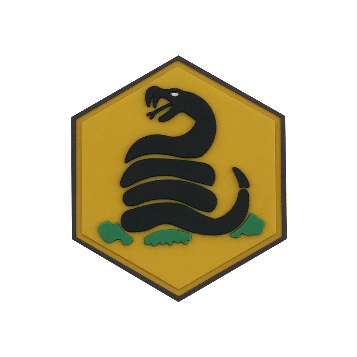 Hexagon PVC Patch Gadsden | Airsoft Megastore