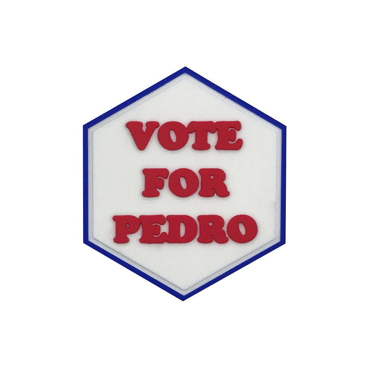 Hexagon PVC Patch Napoleon Dynamite "Vote For Pedro" | Airsoft Megastore