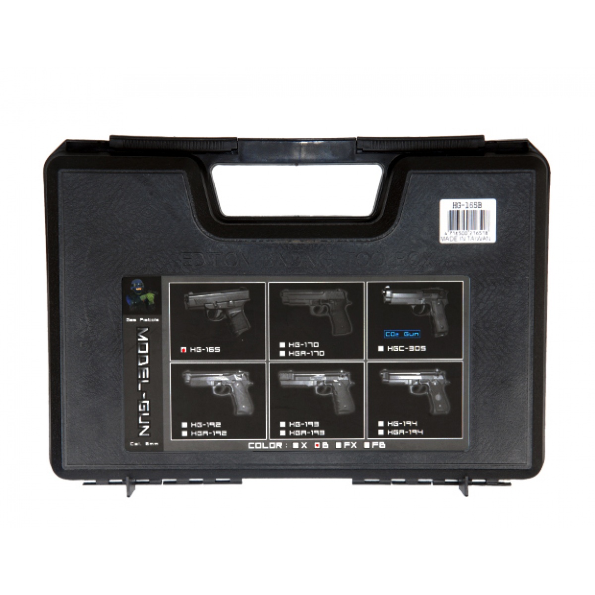 HFC HG-165 Compact Airsoft Gas Blowback Pistol - BLACK | Airsoft Megastore