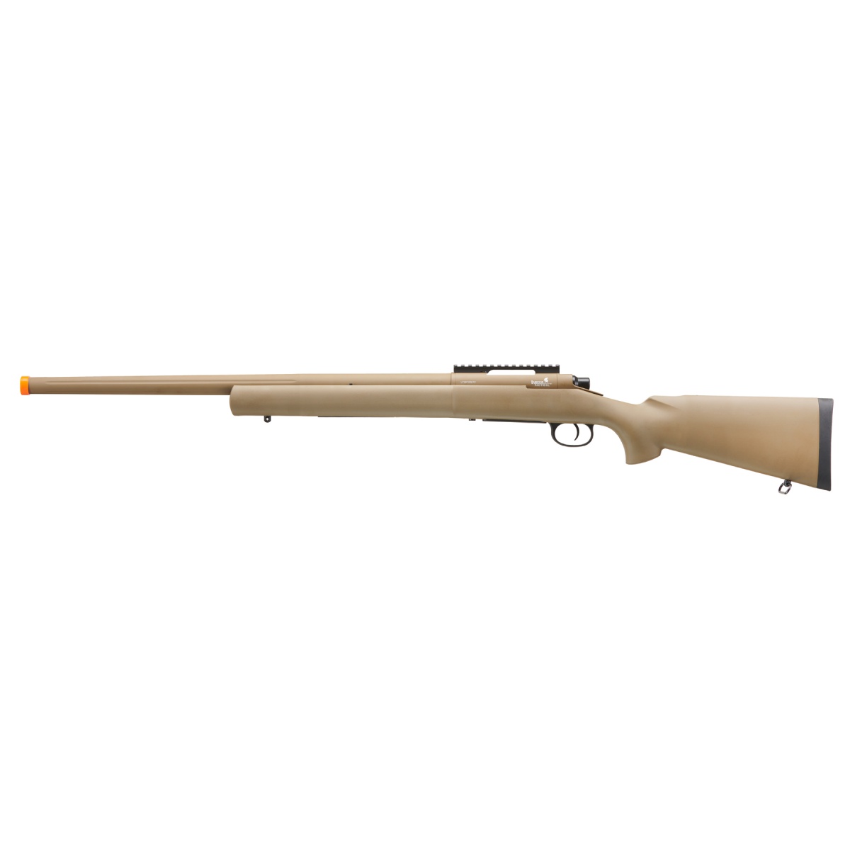 Lancer Tactical M24 Bolt Action Spring Powered Sniper Rifle (Color: Tan ...
