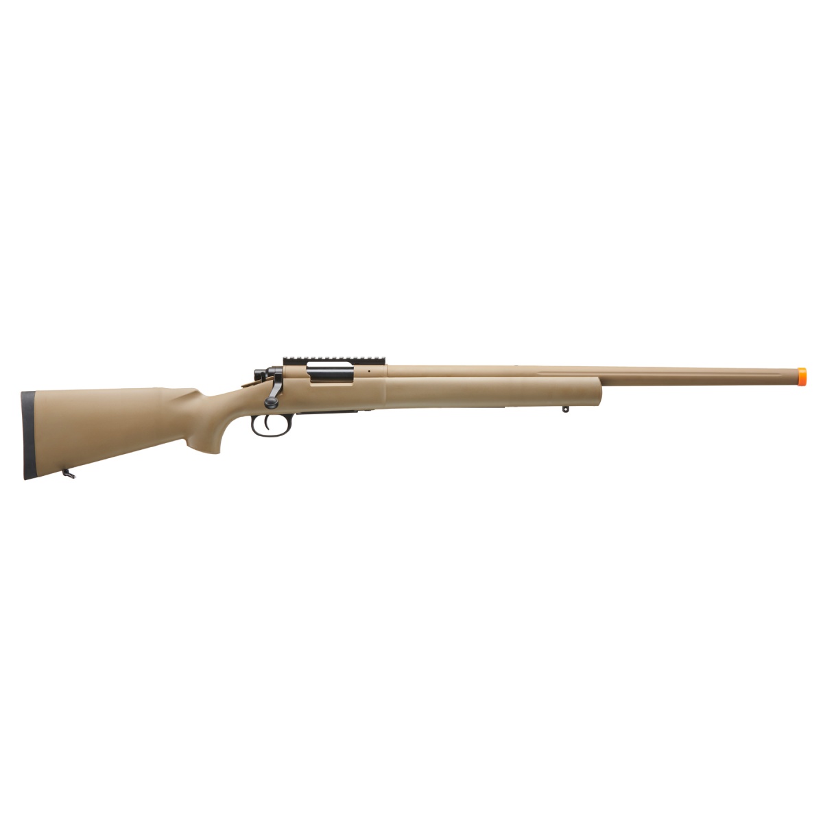 Lancer Tactical M24 Bolt Action Spring Powered Sniper Rifle (Color: Tan ...