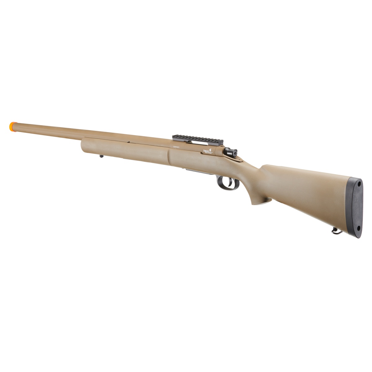 Lancer Tactical M24 Bolt Action Spring Powered Sniper Rifle (Color: Tan ...