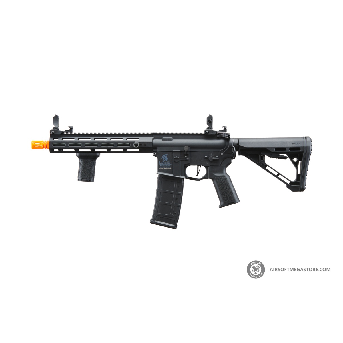 Lancer Tactical Gen 3 Hellion M-LOK 10" Airsoft M4 AEG with Delta Stock ...