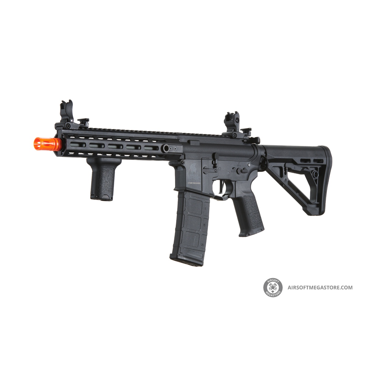 Lancer Tactical Gen 3 Hellion M-LOK 10" Airsoft M4 AEG with Delta Stock ...
