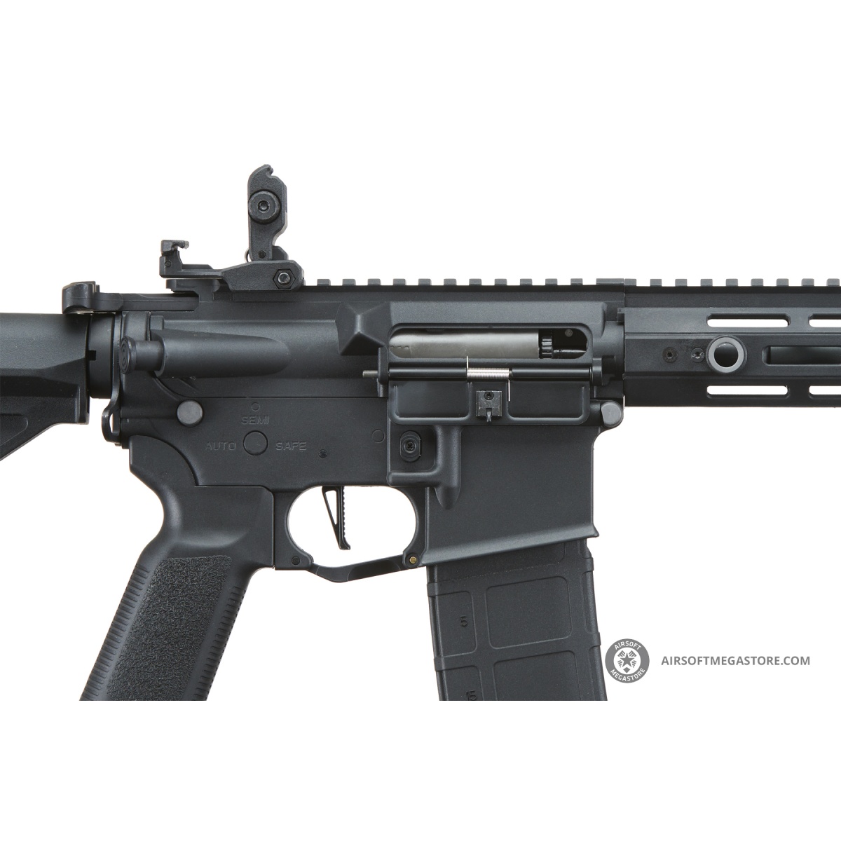 Lancer Tactical Gen 3 Hellion M-LOK 10" Airsoft M4 AEG with Delta Stock ...