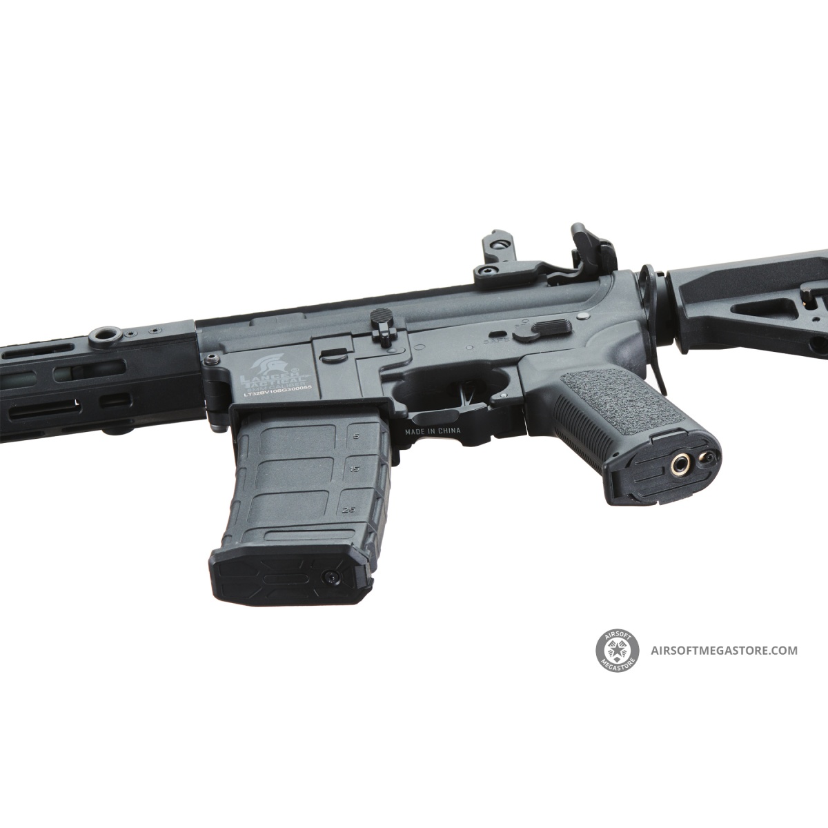 Lancer Tactical Gen 3 Hellion M-LOK 10" Airsoft M4 AEG with Delta Stock ...