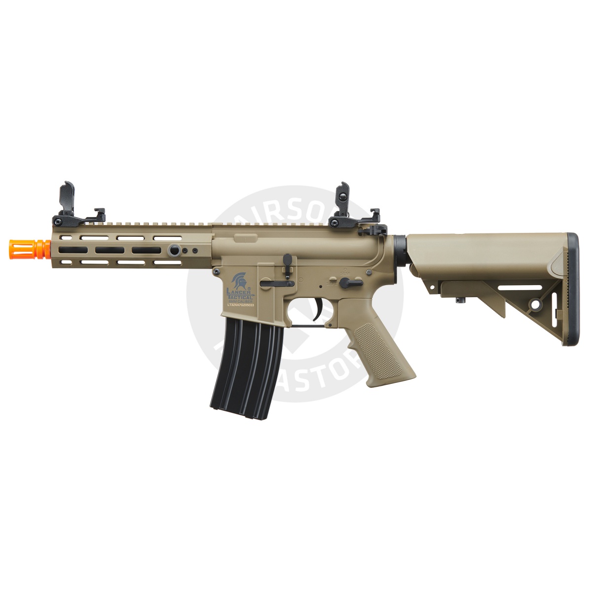 Lancer Tactical Gen 2 Hellion M-LOK 7" Airsoft M4 AEG (Color: Tan ...