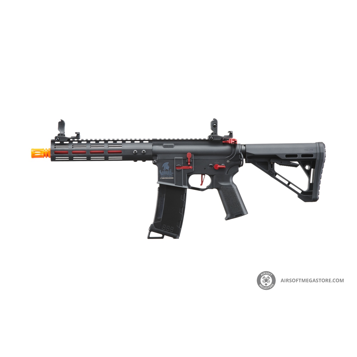 Lancer Tactical Gen 3 Archon 9" M-LOK M4 Airsoft Rifle w/ Delta Stock ...