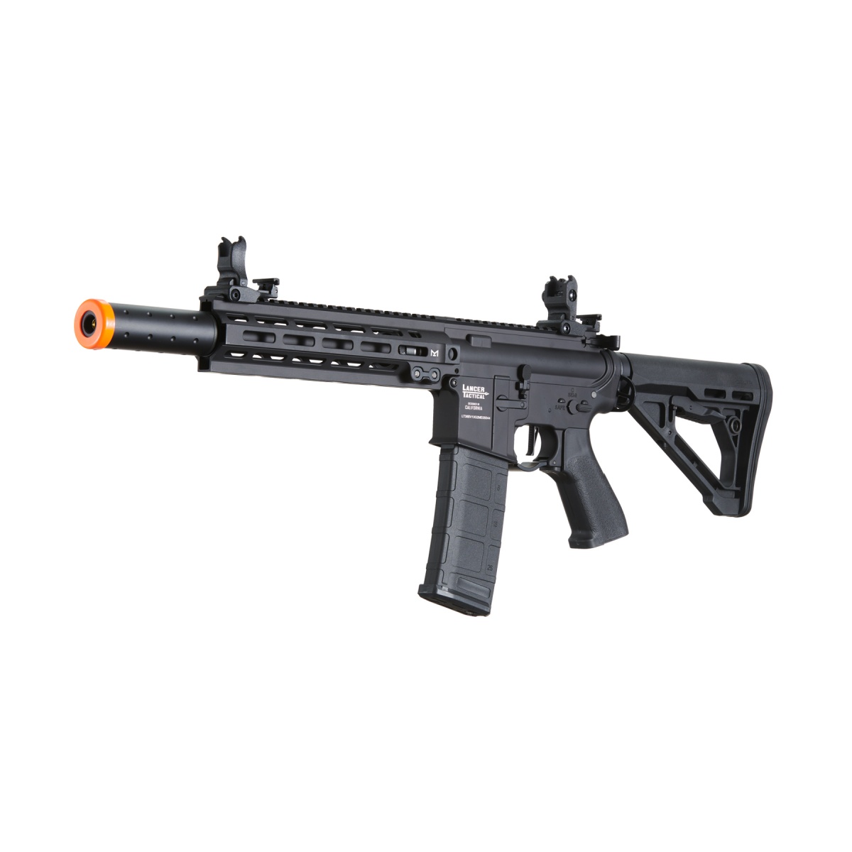 Lancer Tactical Blazer 10" M-LOK Proline Series M4 Airsoft Rifle with ...