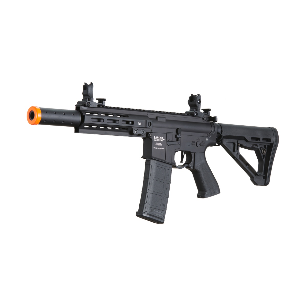 Lancer Tactical Blazer 7" M-LOK Proline Series M4 Airsoft Rifle w ...