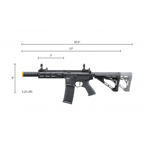 Lancer Tactical Blazer 7" M-LOK Proline Series M4 Airsoft Rifle w ...