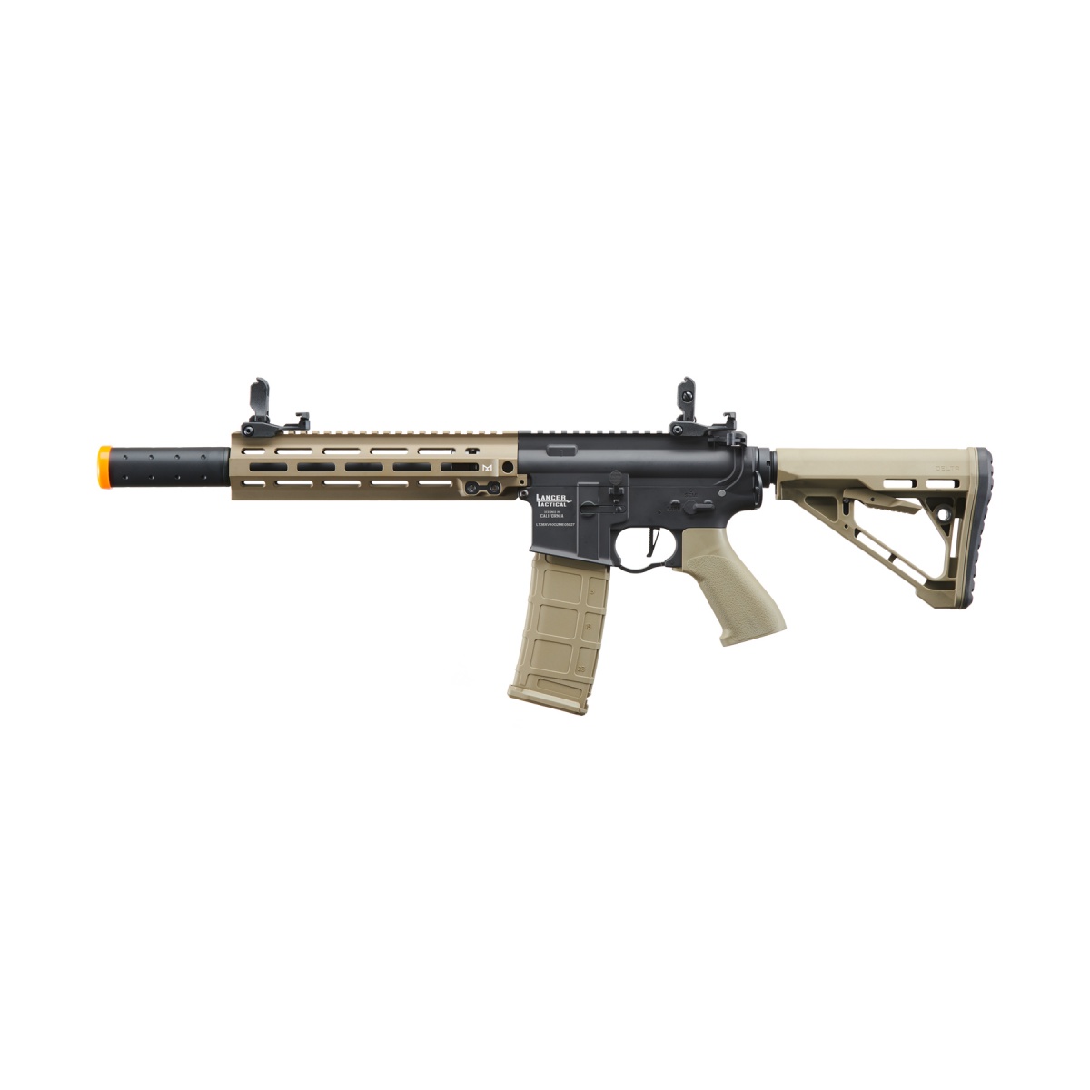 Lancer Tactical Blazer 10" M-LOK Proline Series M4 Airsoft Rifle with ...