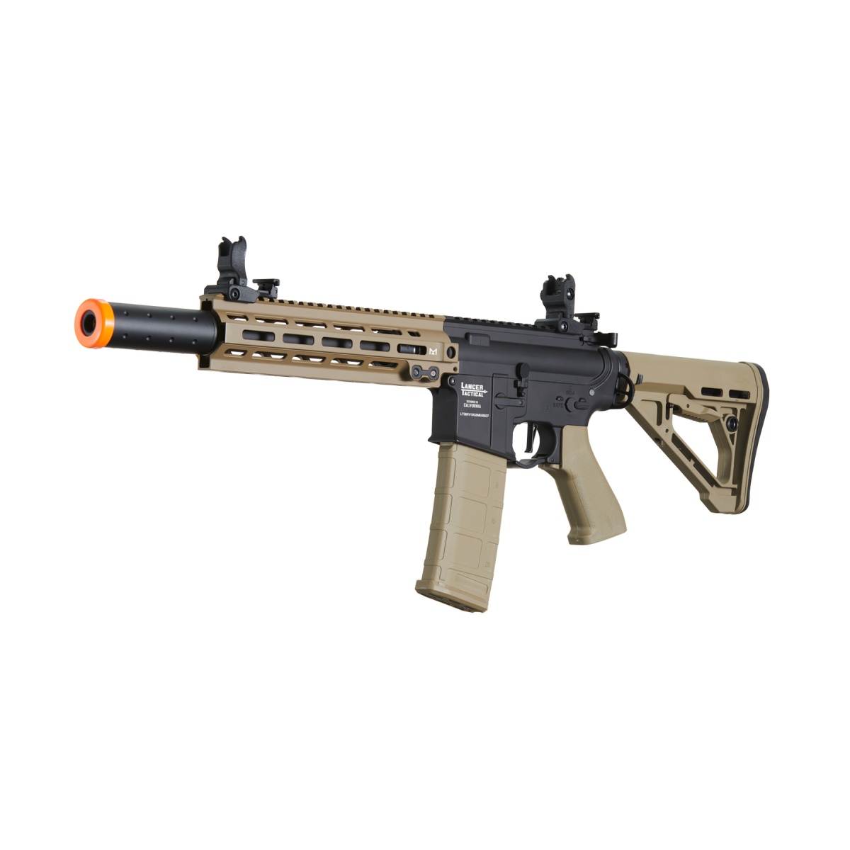 Lancer Tactical Blazer 10" M-LOK Proline Series M4 Airsoft Rifle with ...