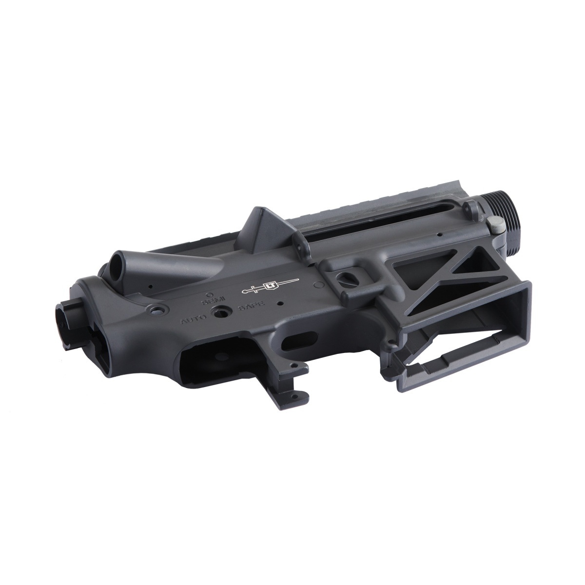 Lancer Tactical M4 AEG Full Metal Unpainted Skeletonized Upper and ...