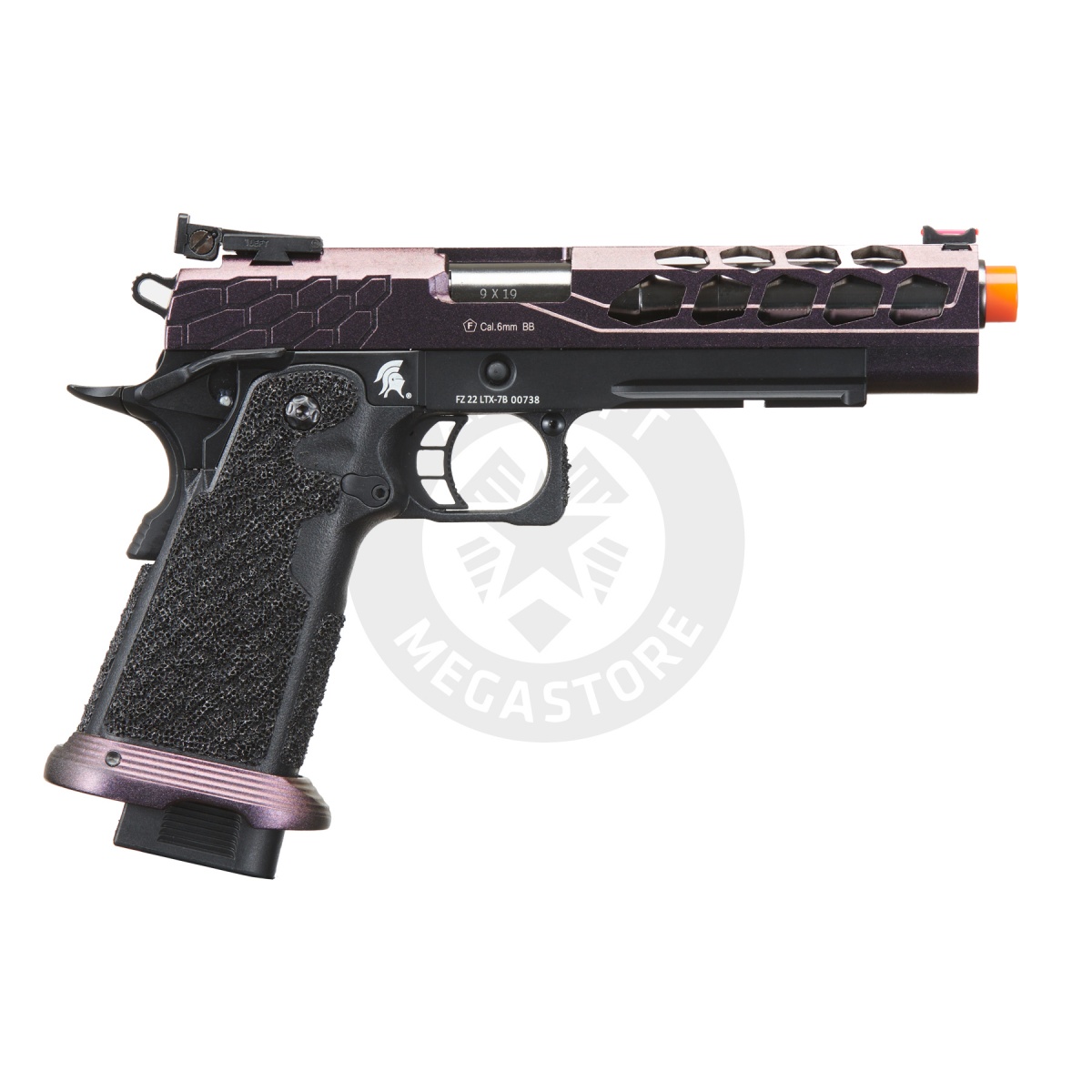 Lancer Tactical Stryk Hi-Capa 5.1 Gas Blowback Airsoft Pistol (Cerakote ...