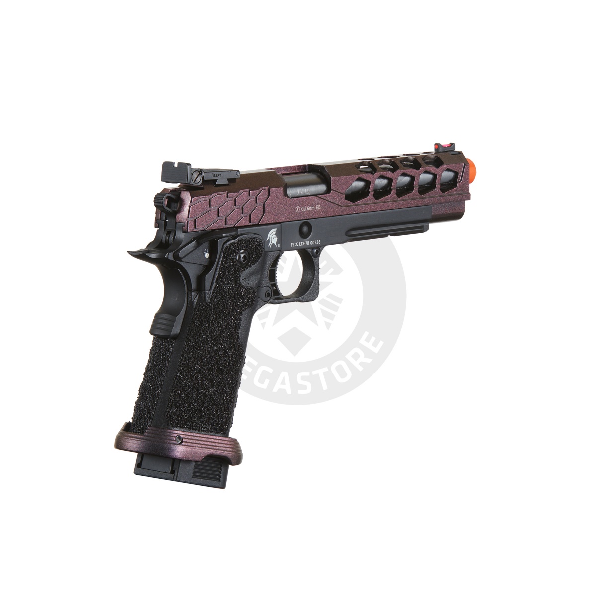 Lancer Tactical Stryk Hi-Capa 5.1 Gas Blowback Airsoft Pistol (Cerakote ...