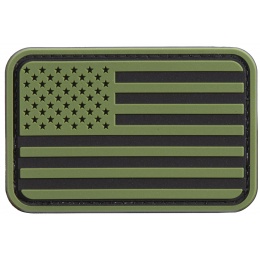 US Flag PVC Patch (Color: OD Green / Black) | Airsoft Megastore