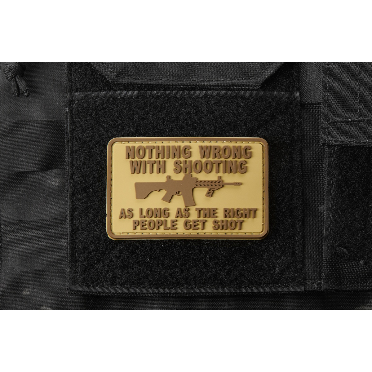 "Nothing Wrong with Shooting As Long As The Rich People Get Shot" PVC ...