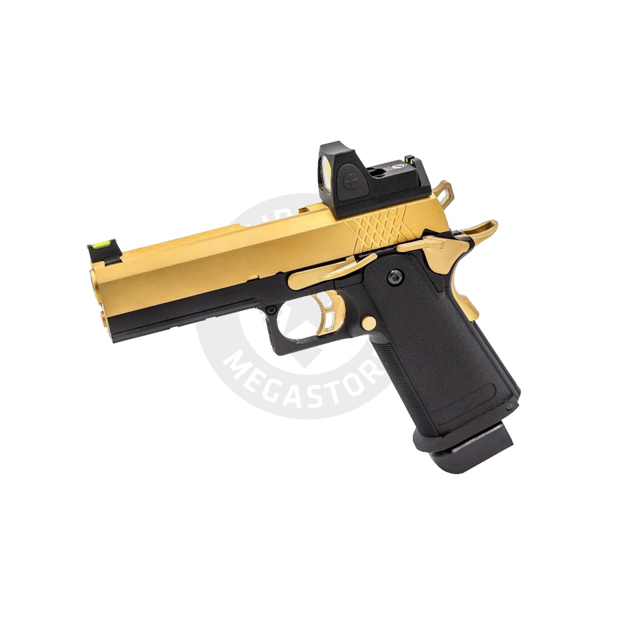 Raven Airsoft 4.3 Hi Capa + Micro Red Dot - Black & Gold | Airsoft ...