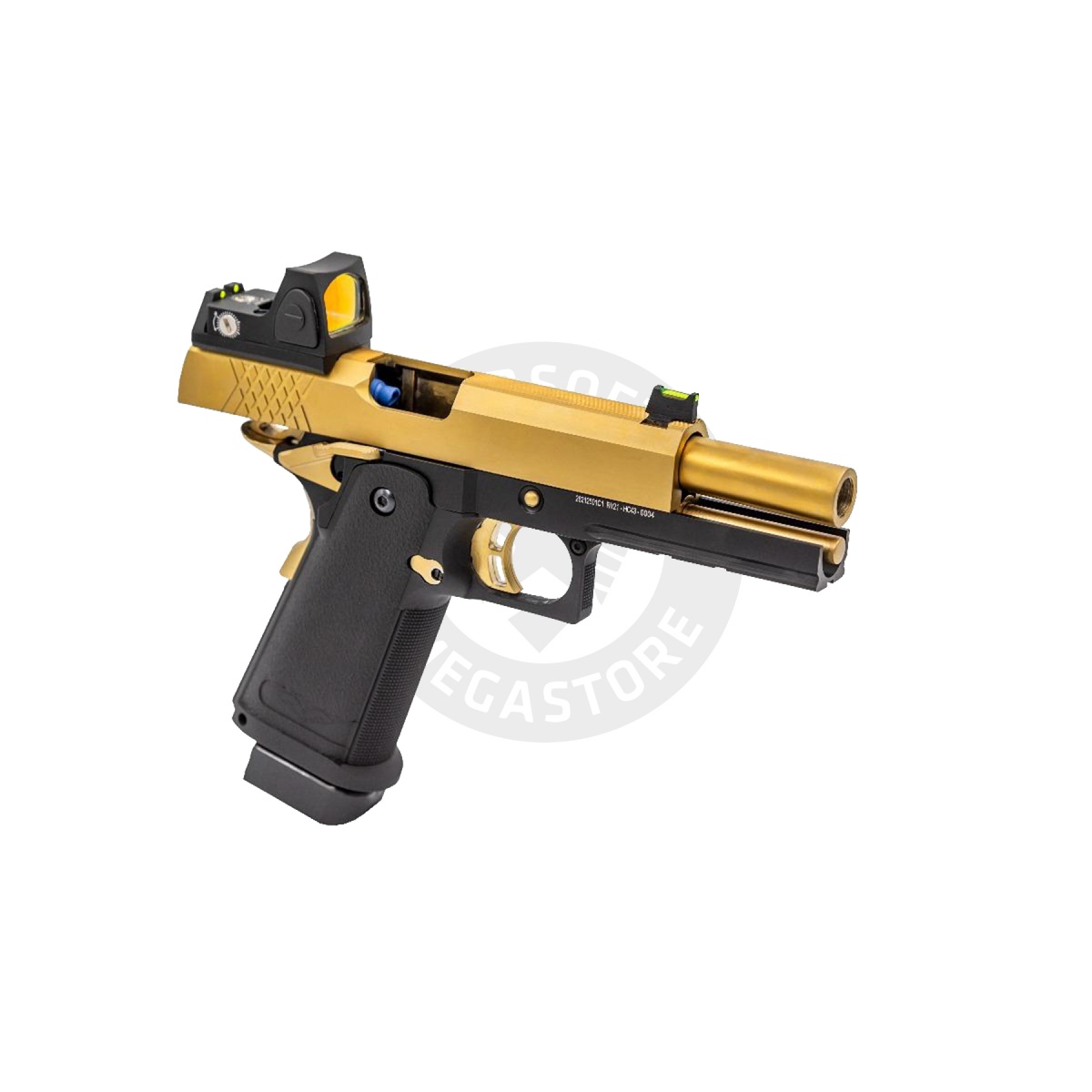 Raven Airsoft 4.3 Hi Capa + Micro Red Dot - Black & Gold | Airsoft ...