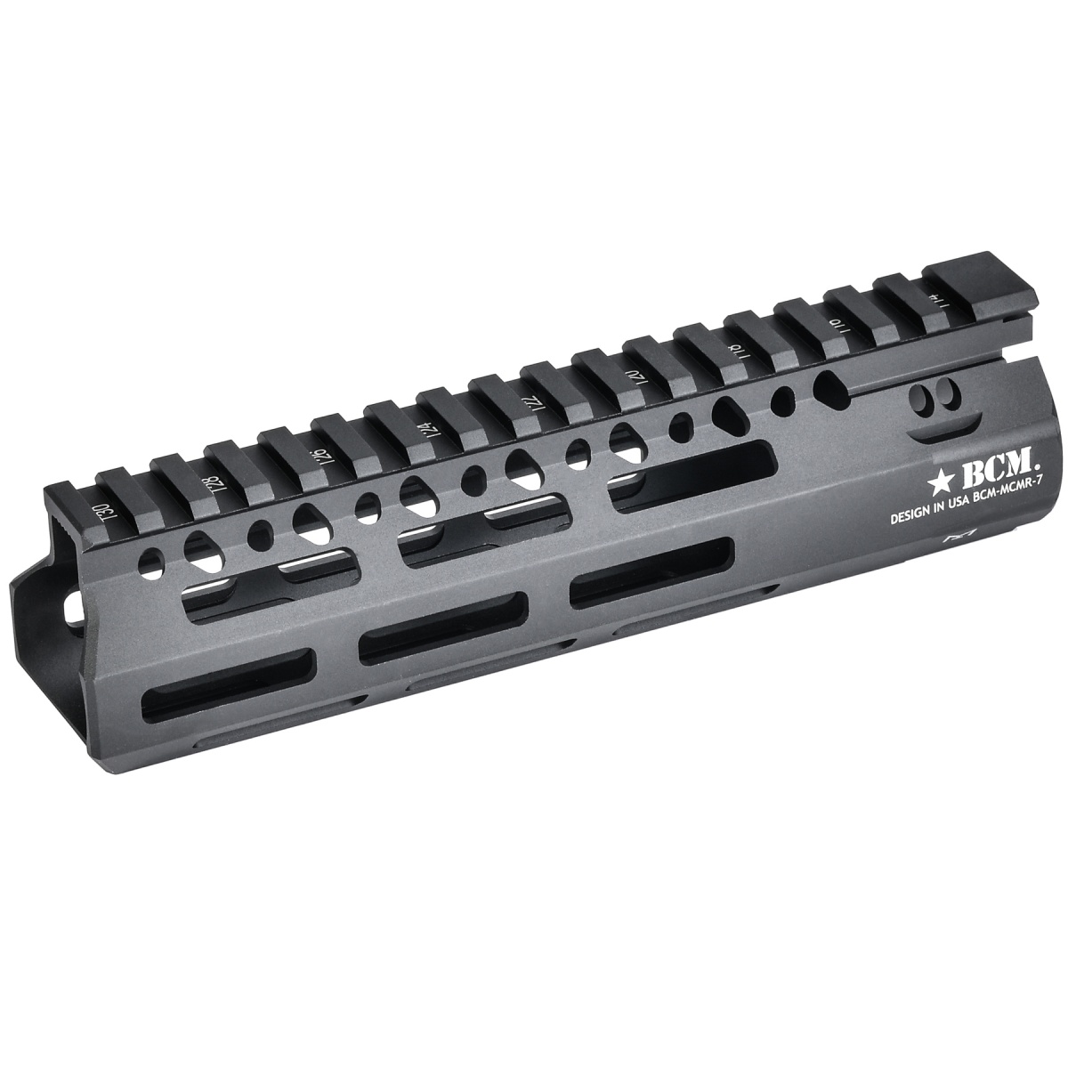 BCM Gunfighter MCMR 7" M-LOK Modular Rail for M4 AEGs (Color: Black ...