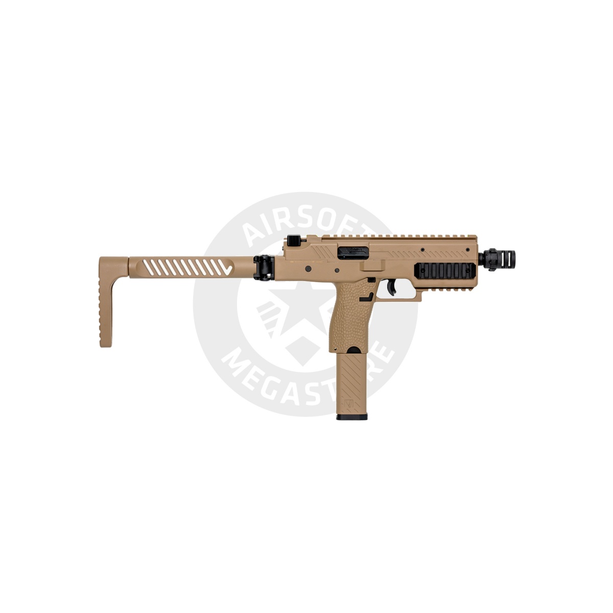 Vorsk Airsoft VMP-1 Gas Blowback SMG (Tan) | Airsoft Megastore