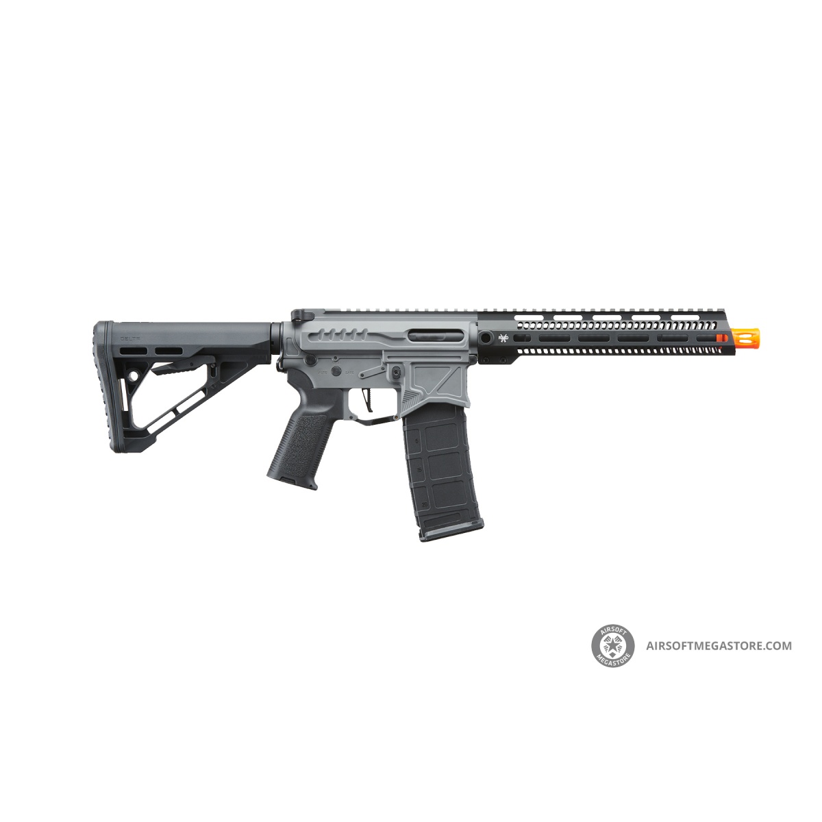 Zion Arms R15 Mod 0 Long Rail Airsoft Rifle with Delta Stock (Color ...