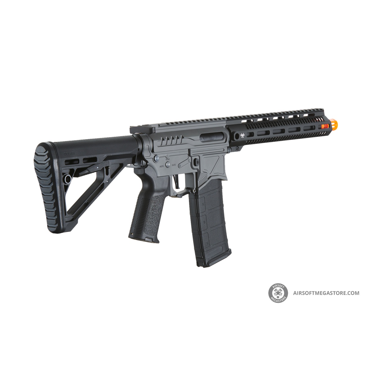 Zion Arms R15 Mod 1 Long Rail Airsoft Rifle with Delta Stock (Color ...