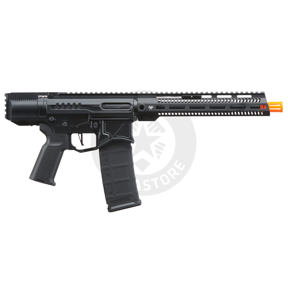Zion Arms R&D Precision Licensed R15 Mod 0 Long Rail Airsoft Rifle ...