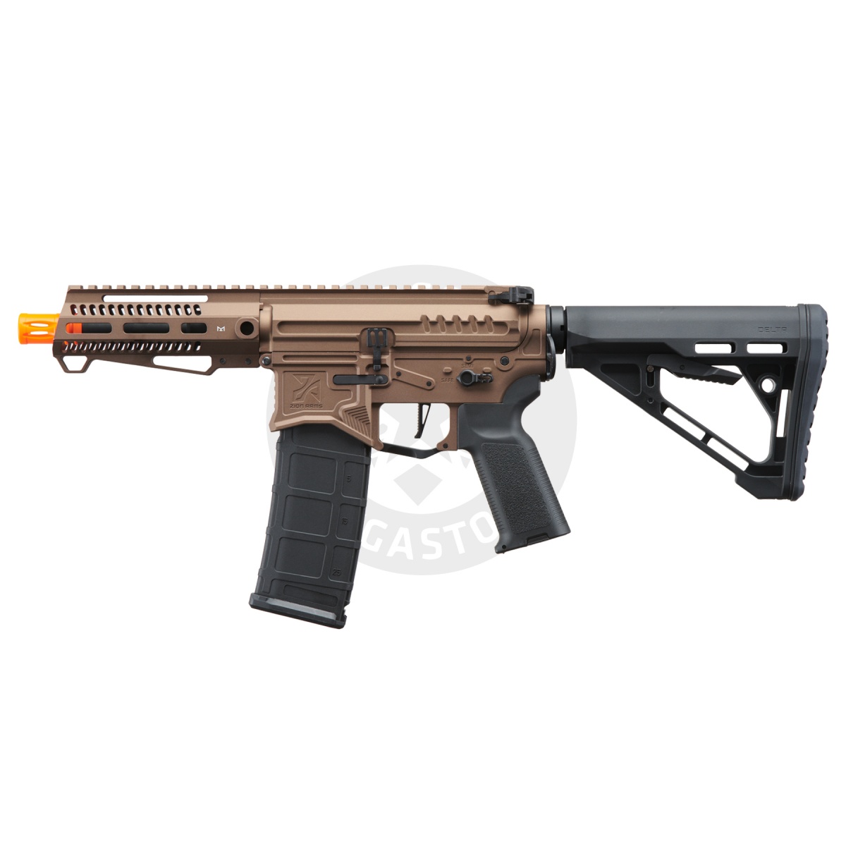 Zion Arms R15 Mod 1 Short Barrel Airsoft Rifle with Delta Stock (Color ...